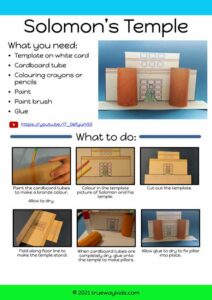 King Solomon - (5 - 10 year old lesson Bible pack) - Trueway Kids