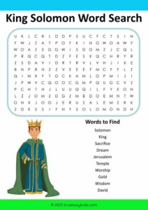 King Solomon - (5 - 10 year old lesson Bible pack) - Trueway Kids