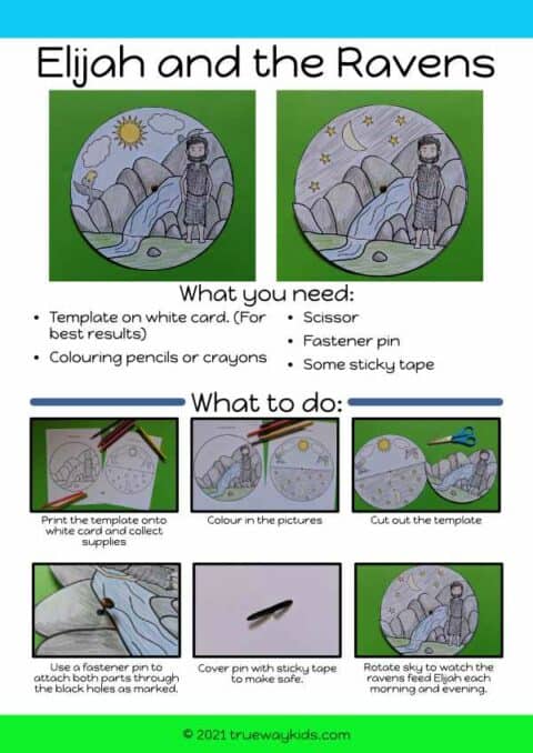 Elijah (5 – 10 year old lesson Bible pack) - Trueway Kids