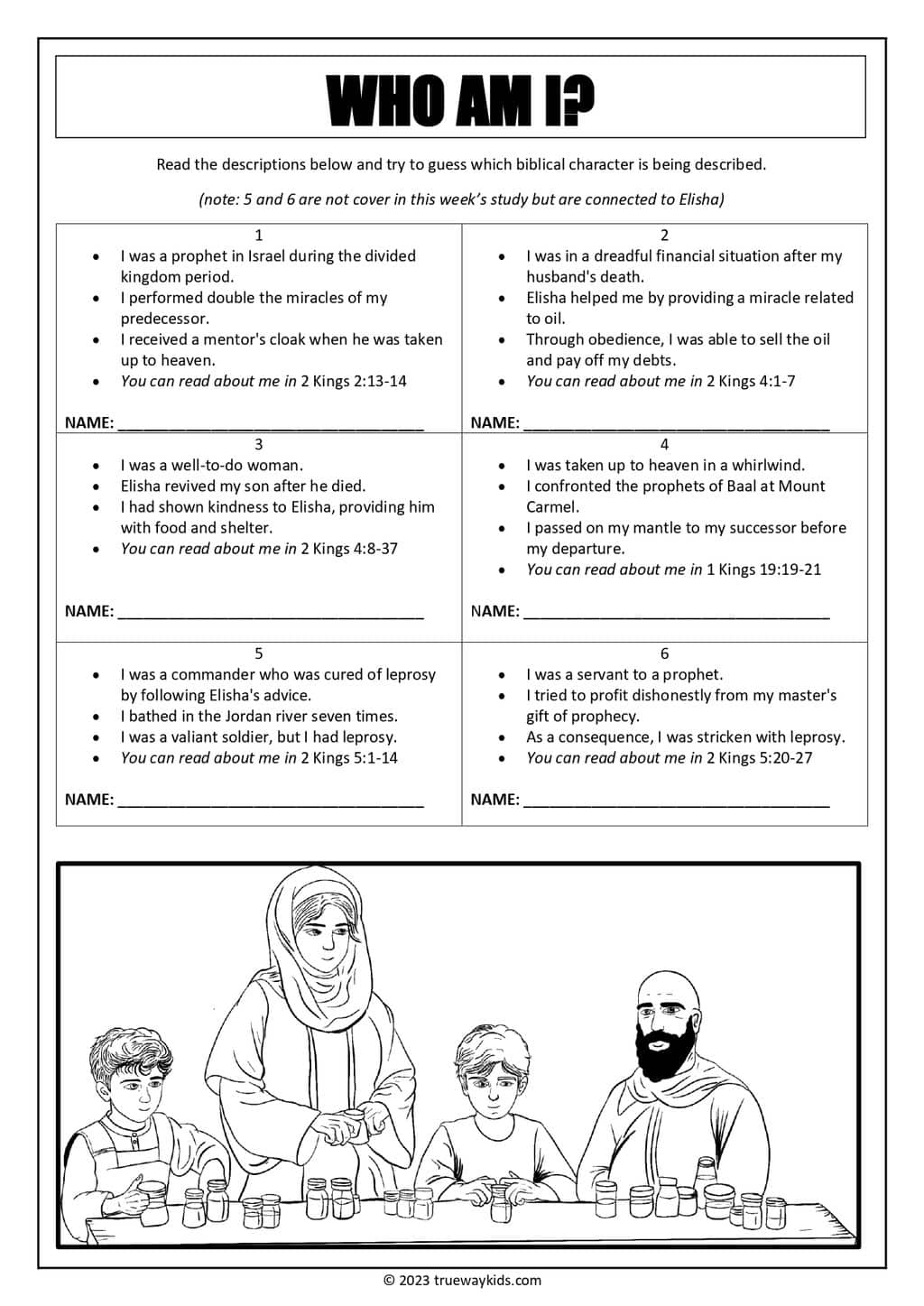 Elisha - Bible lesson for Teens. - Trueway Kids