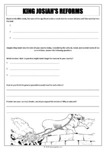 King Josiah - Bible lesson for teens - Trueway Kids