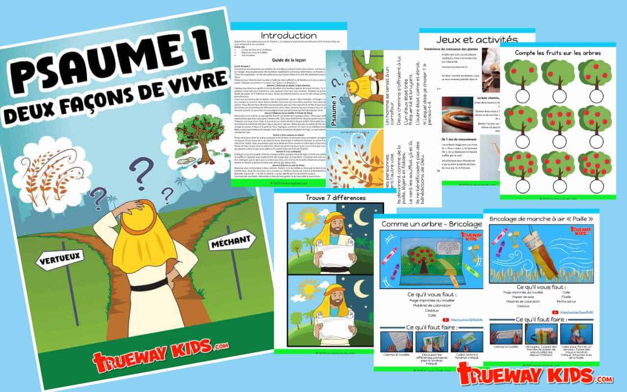 Psaume 1 - Leçons bibliques pour les enfants - Trueway Kids