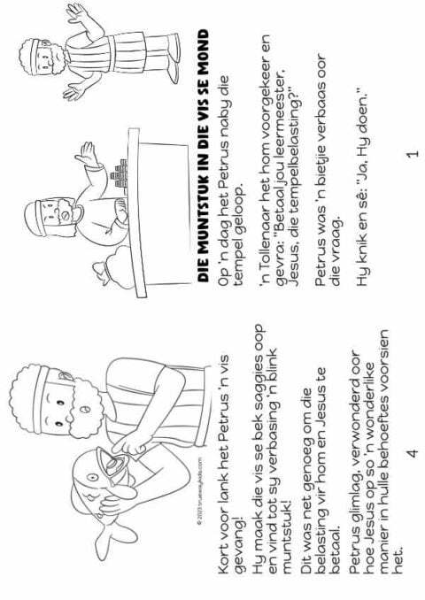 Die muntstuk in die vis se mond - Bybellesse vir kinders - Trueway Kids