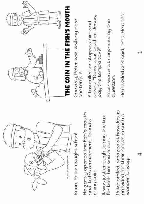 The Coin in the Fish's Mouth - Bible lesson for kids - Trueway Kids