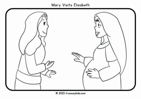 Free Christmas Bible Coloring Pages for Kids - Trueway Kids