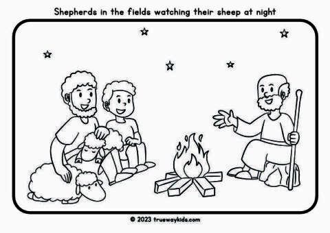 Free Christmas Bible Coloring Pages for Kids - Trueway Kids