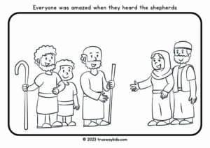Free Christmas Bible Coloring Pages for Kids - Trueway Kids