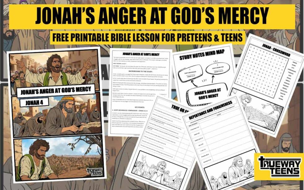 Jonah's Anger at God's Mercy - Bible lesson for teens - Trueway Kids