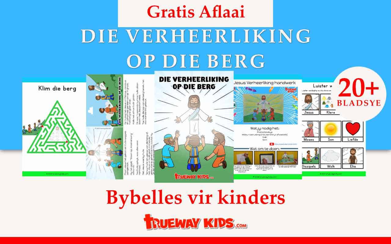 Die Verheerliking op die Berg - Bybelles vir kinders - Trueway Kids
