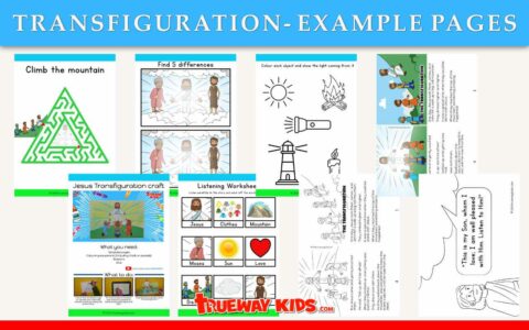 The Transfiguration - Bible lesson for kids - Trueway Kids
