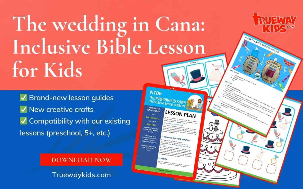 The wedding in Cana: Inclusive Bible Lesson for Kids - Trueway Kids