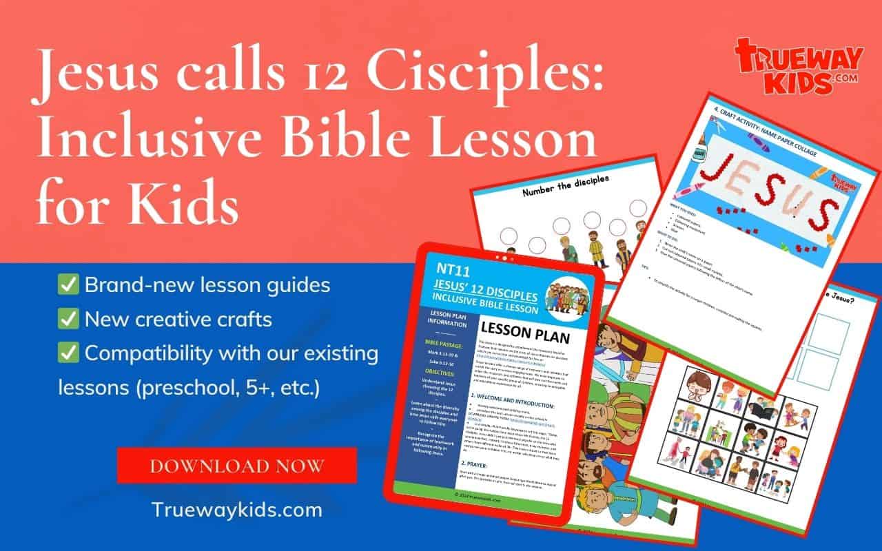 Jesus Chooses the 12 Disciples - Inclusive Bible Lesson for Kids ...