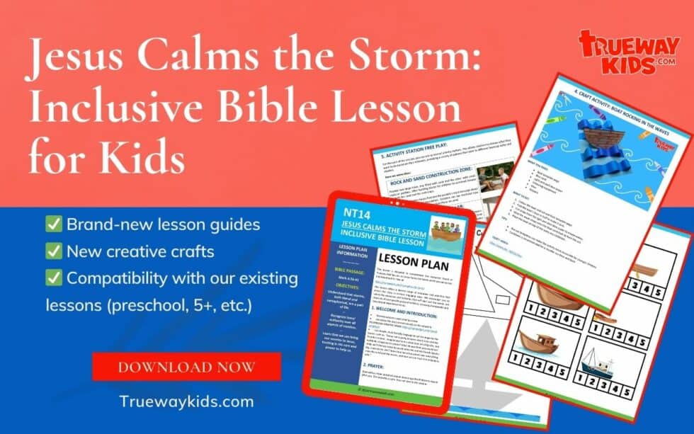 Jesus Calms the Storm - Inclusive Bible Lesson for Kids - Trueway Kids