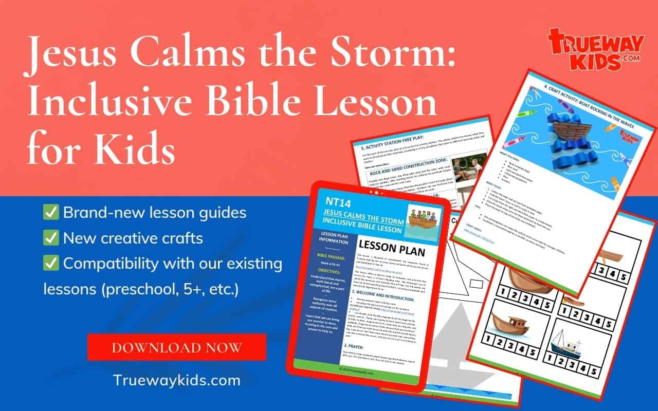 Jesus Calms the Storm - Inclusive Bible Lesson for Kids - Trueway Kids