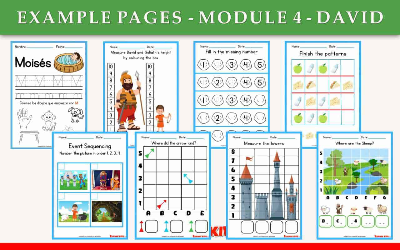 Module 4: David (Educational learning pack for kids) - Trueway Kids