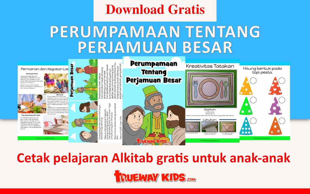 Perumpamaan Tentang Perjamuan Besar (pelajaran Alkitab untuk anak-anak ...