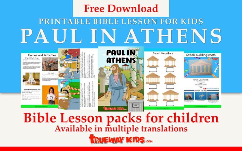 Paul in Athens - Bible lessons for kids - Trueway Kids