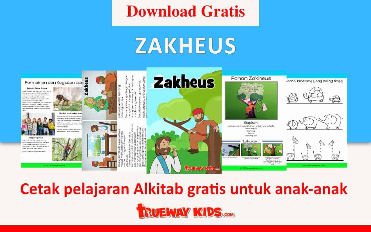 Zakheus (pelajaran Alkitab untuk anak-anak) - Trueway Kids