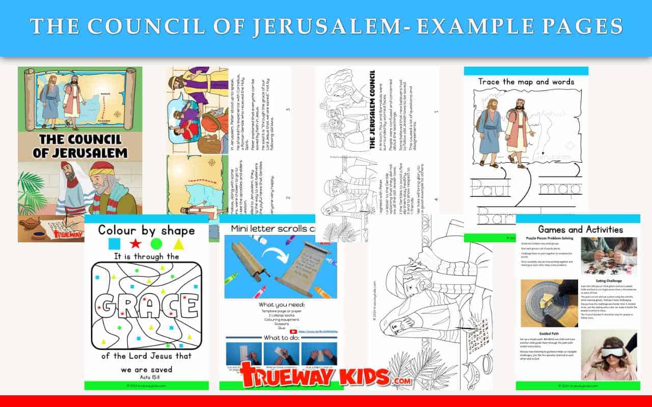 The Council of Jerusalem - Bible lessons for kids - Trueway Kids
