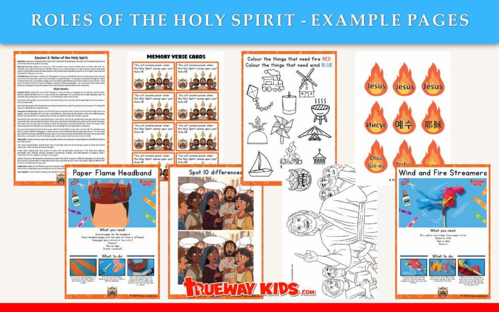 Session 2: Roles of the Holy Spirit (Holy Spirit Series) - Trueway Kids