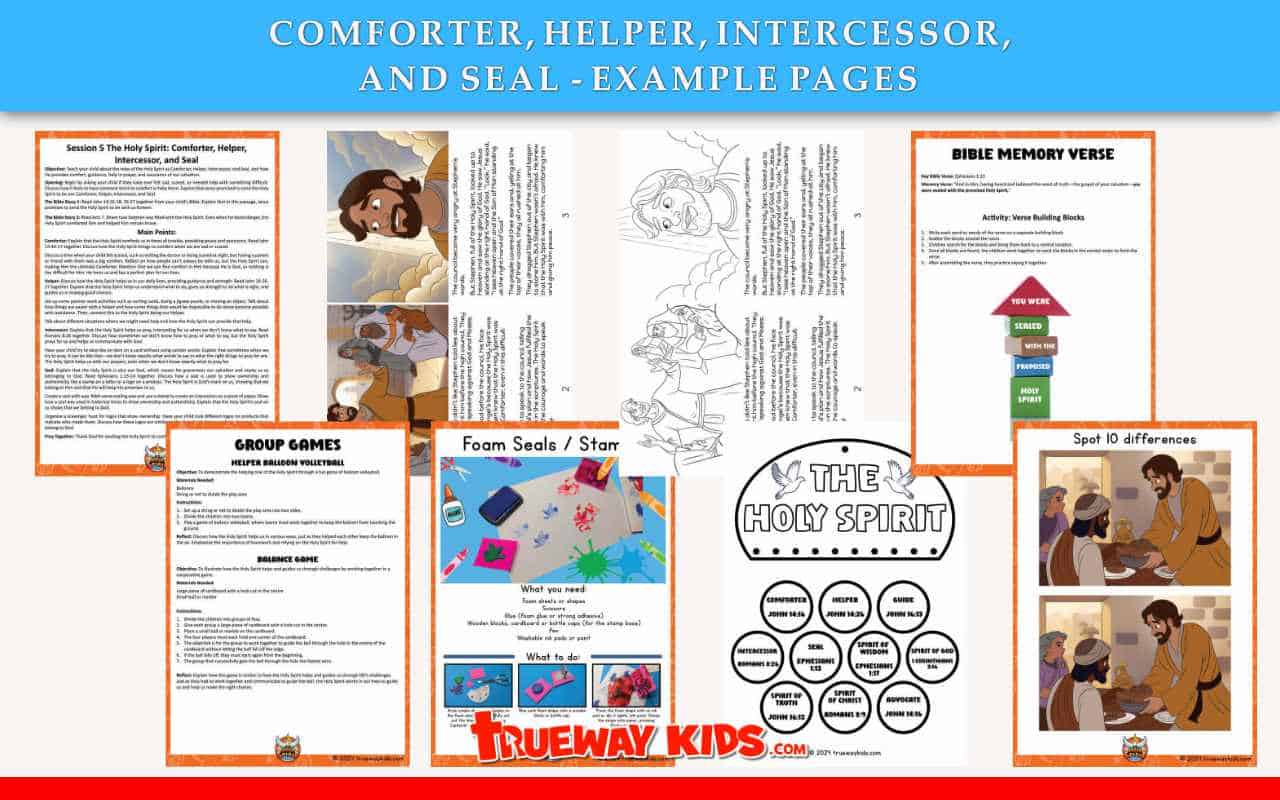 Session 5: The Holy Spirit: Comforter, Helper, Intercessor, and Seal ...