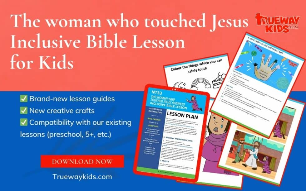 The Woman Who Touched Jesus' Garment - Inclusive Bible Lesson for Kids ...