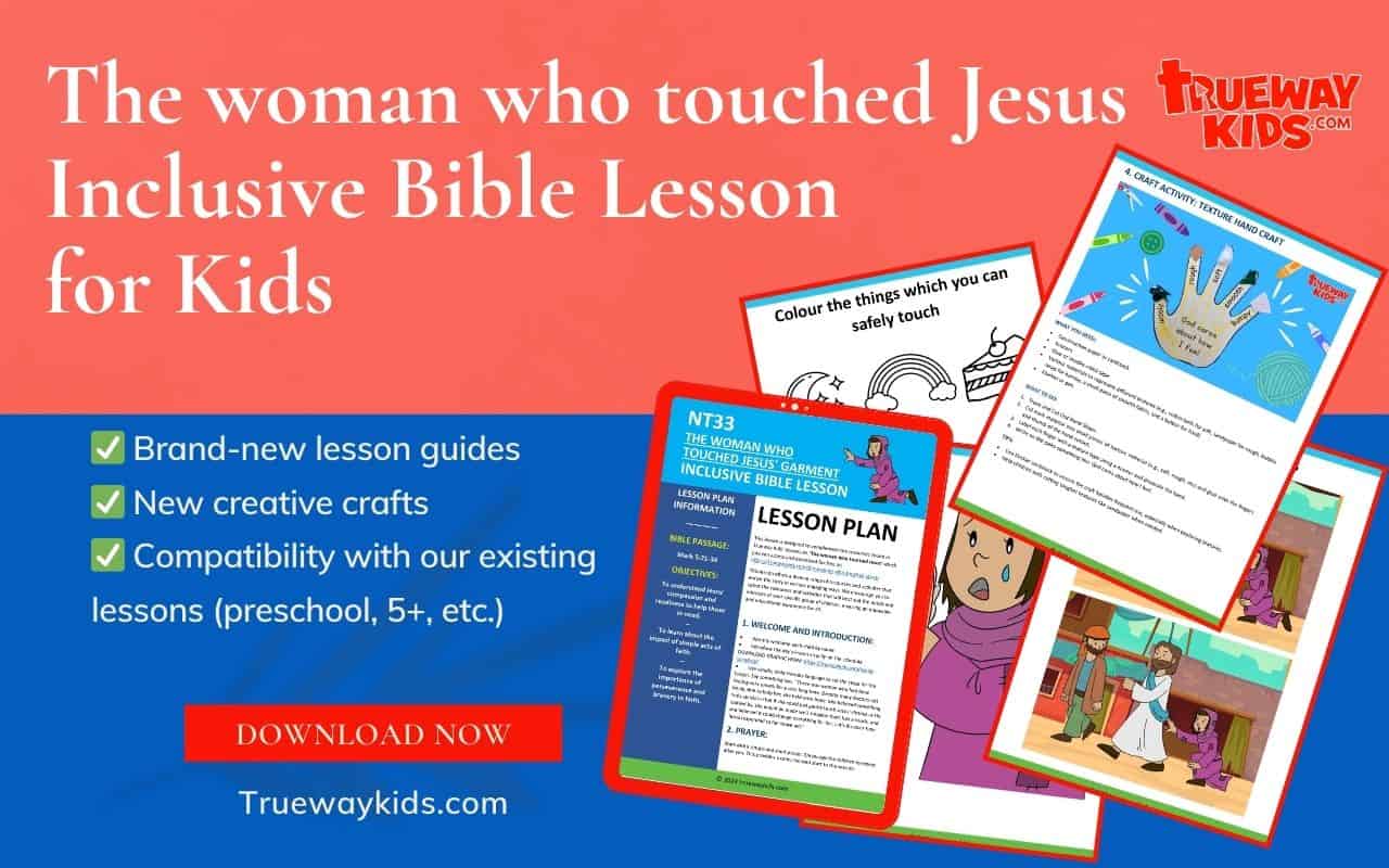 The Woman Who Touched Jesus' Garment - Inclusive Bible Lesson for Kids ...