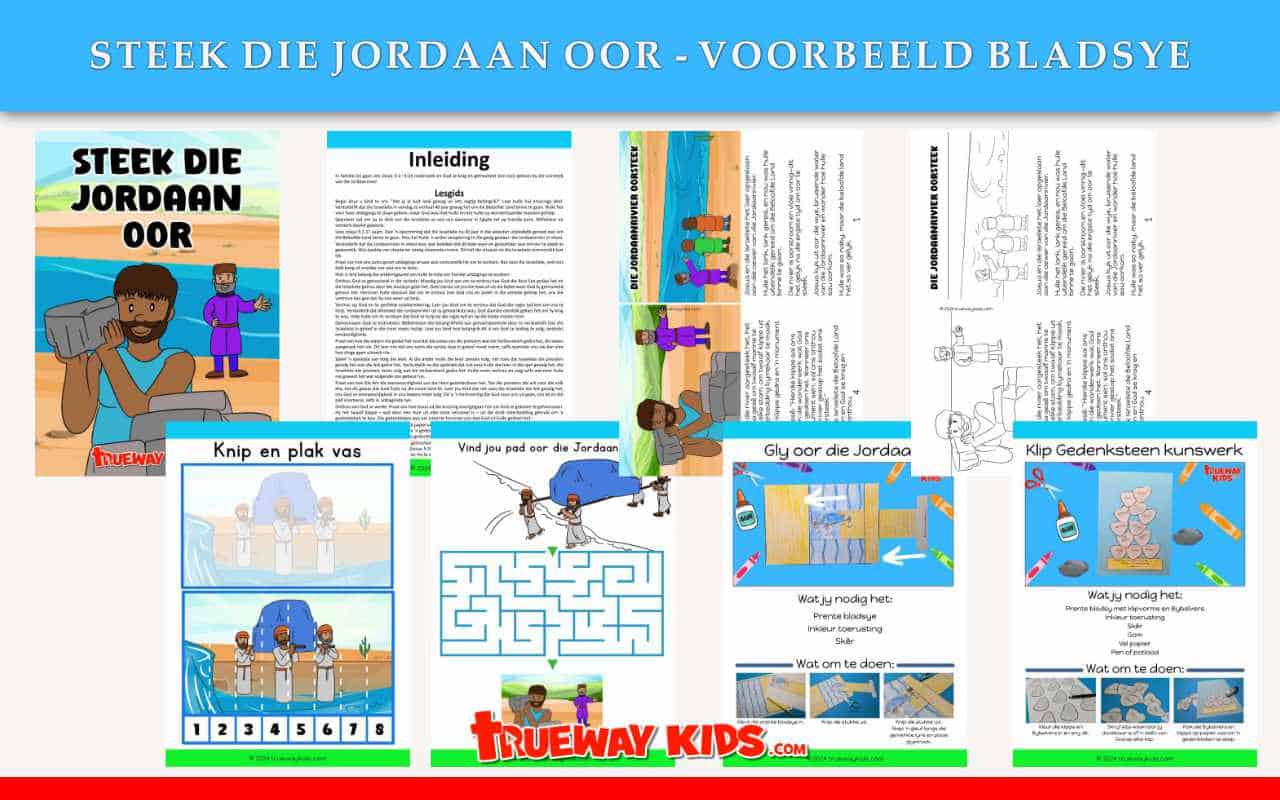 Steek die Jordaan oor - bybelles vir kinders - Trueway Kids