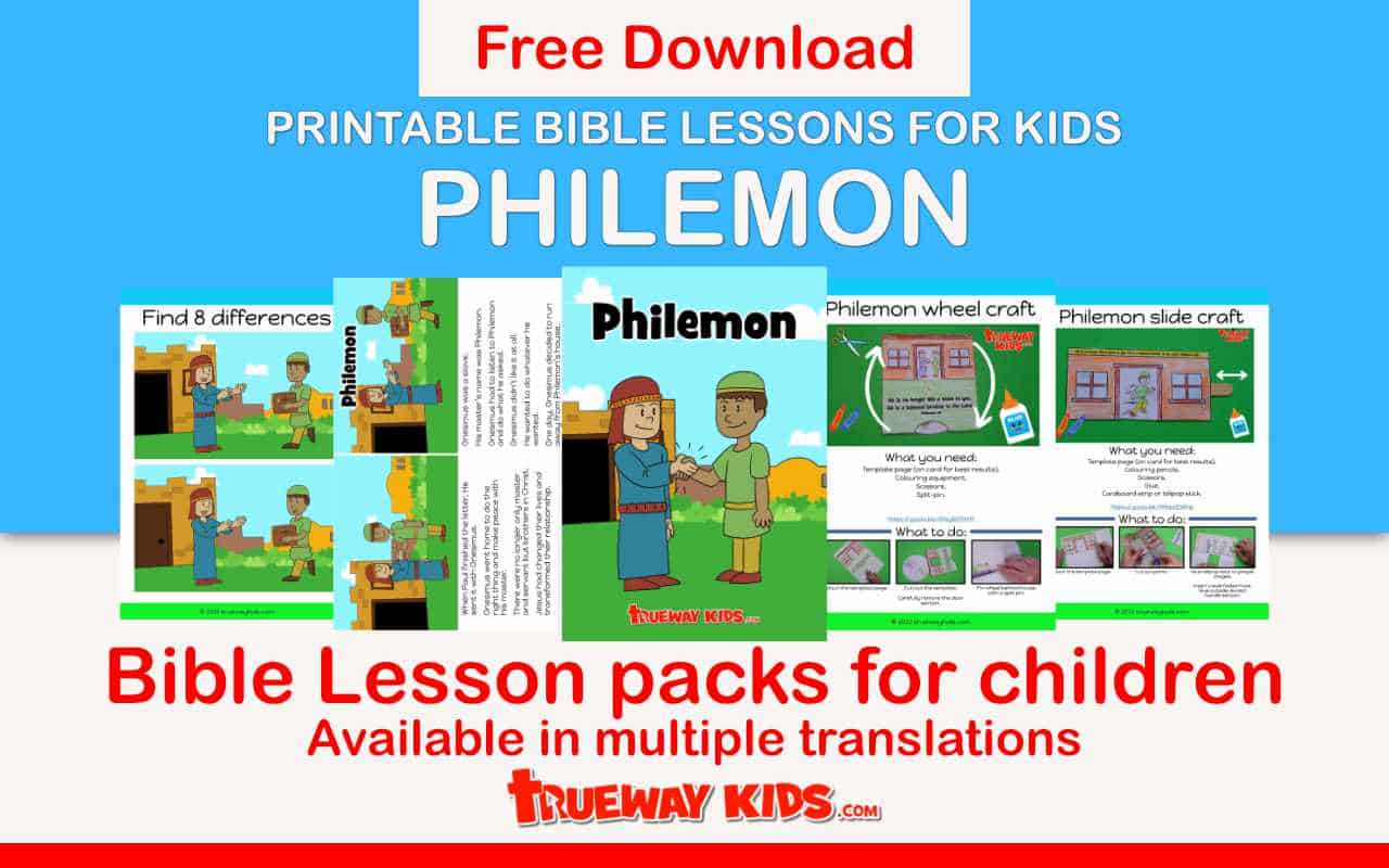 Philemon - Bible lesson for kids - Trueway Kids