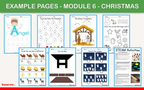 Module 6 - Christmas (Educational learning pack for kids) - Trueway Kids