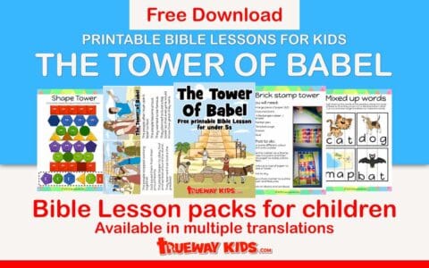 The Tower of Babel - Free printable Bible lesson for kids - Trueway Kids