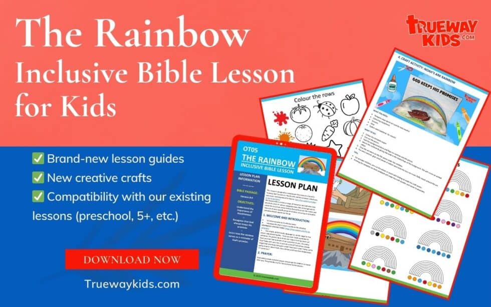 Noah’s Ark and the rainbow (Inclusive Bible Lesson for Kids) - Trueway Kids