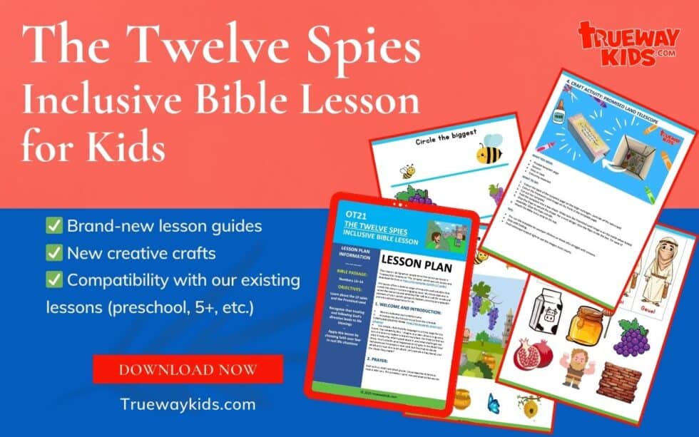 The Twelve Spies (Inclusive Bible Lesson for Kids) - Trueway Kids