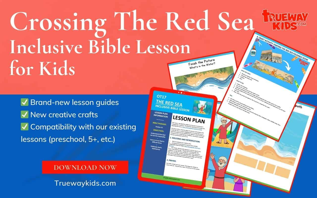Crossing The Red Sea (Inclusive Bible Lesson for Kids) - Trueway Kids
