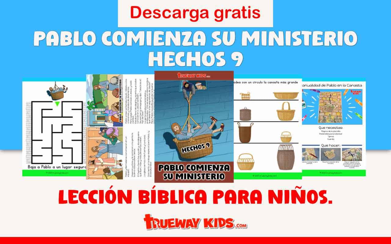 Pablo Comienza su Ministerio - Hechos 9 -lección de la biblia para ...