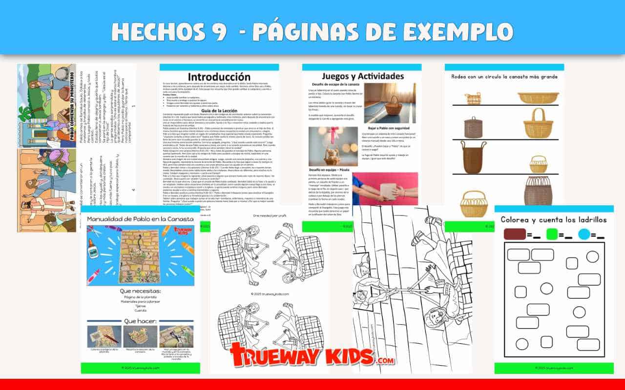 Pablo Comienza su Ministerio - Hechos 9 -lección de la biblia para ...