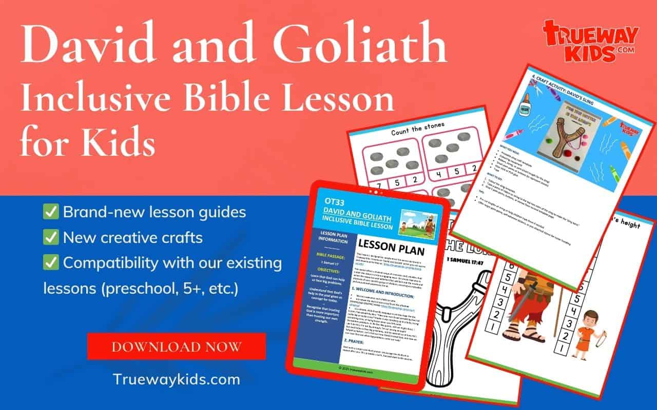 David and Goliath (Inclusive Bible Lesson for Kids) - Trueway Kids