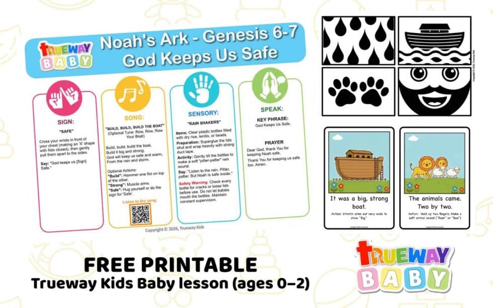 Noah’s Ark – Baby Bible Lesson - Trueway Kids