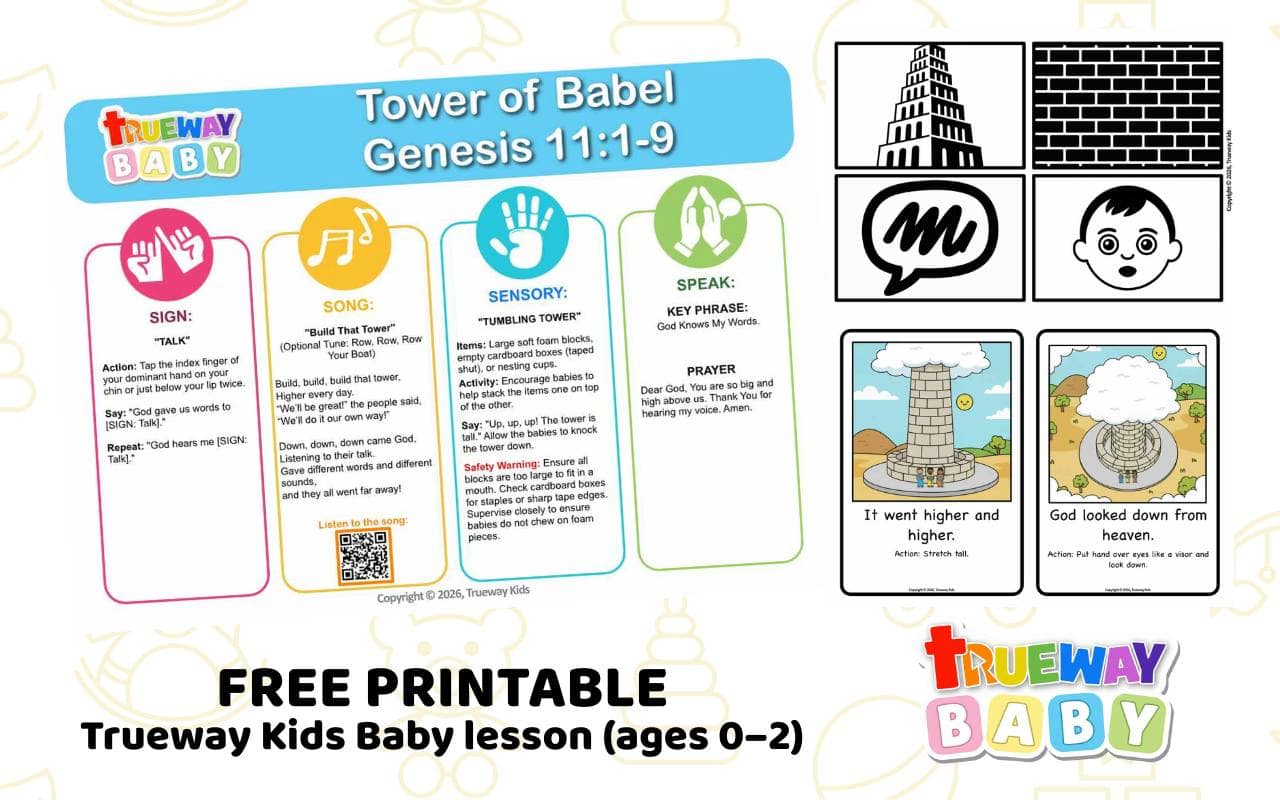 Tower of Babel (Baby Bible Lesson) - Trueway Kids