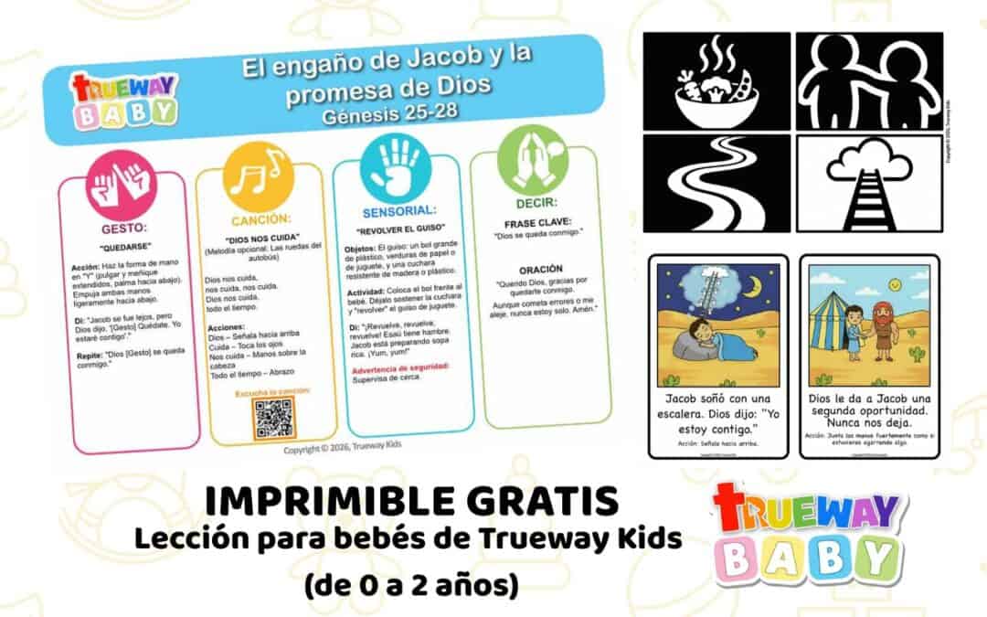 El engaño de Jacob y la promesa de Dios – Lección Bíblica para Bebés ...