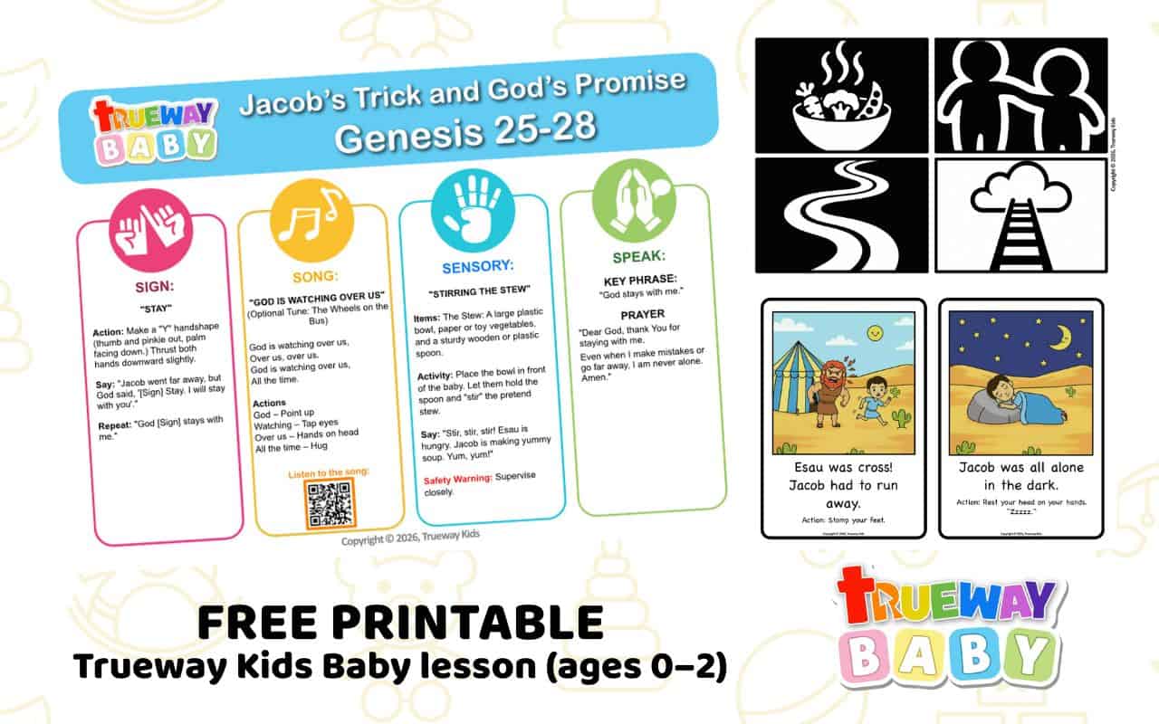 Jacob’s Trick and God’s Promise - Baby Bible Lesson - Trueway Kids