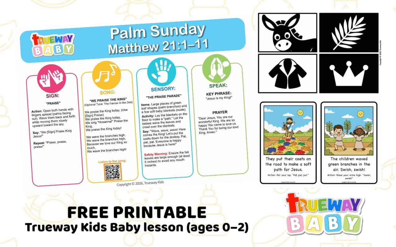 Palm Sunday – Baby Bible Lesson - Trueway Kids