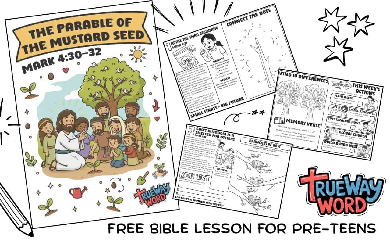 The Parable of the Mustard Seed Bible Lesson (Mark 4:30–32) | Free ...