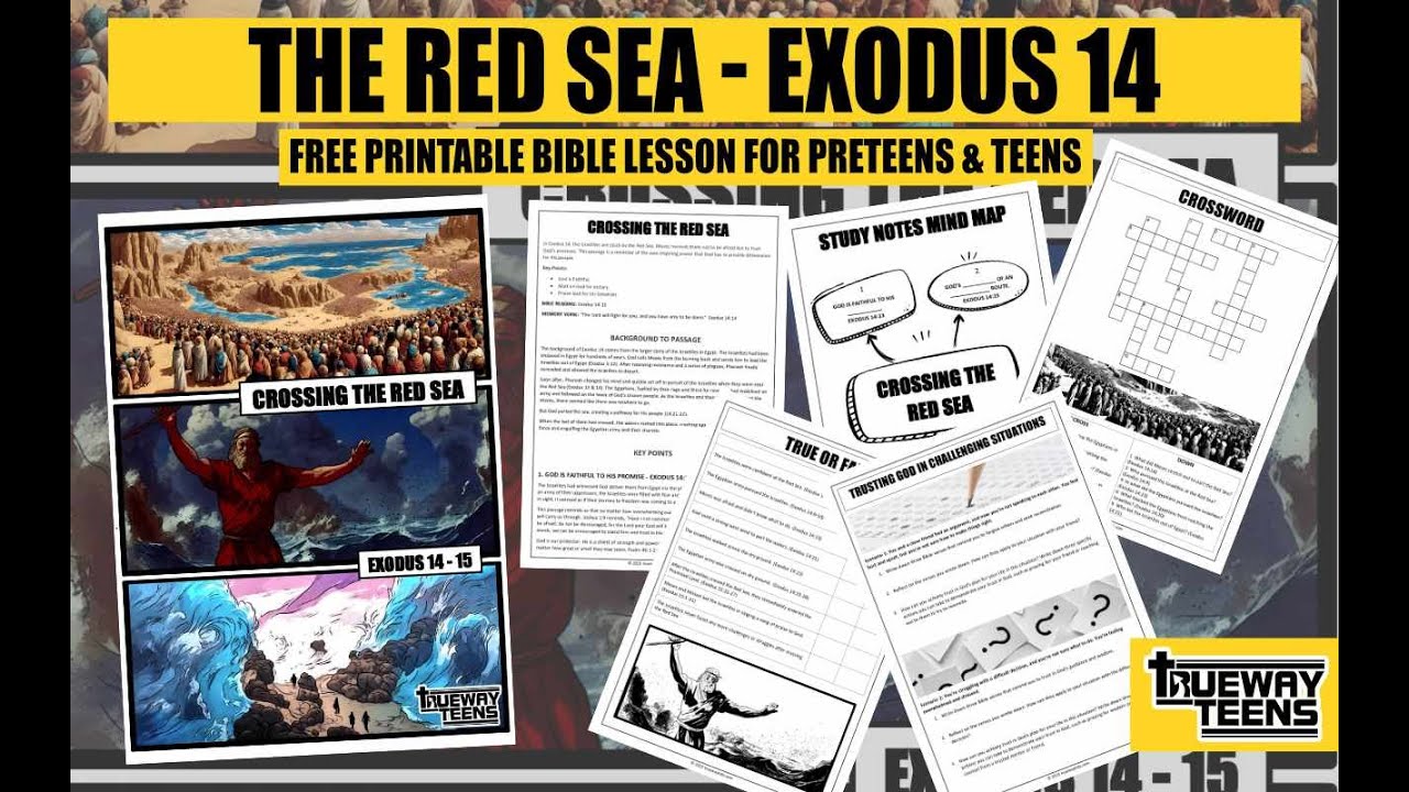 The Red Sea - Exodus 14 (Bible lesson for teens) - Trueway Kids